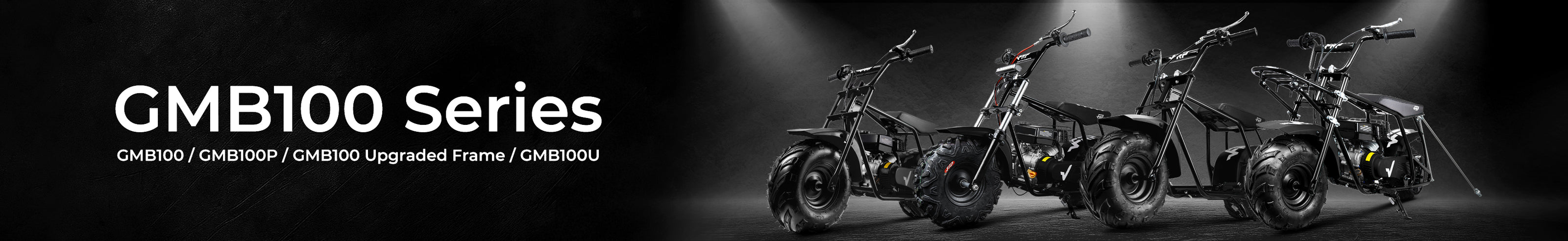 FRP GMB100 Series | 99cc Gas Mini Bikes – GMB100, GMB100P, GMB100U ...