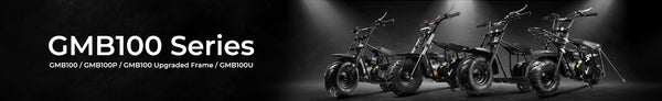FRP GMB100 Series | 99cc Gas Mini Bikes – GMB100, GMB100P, GMB100U ...