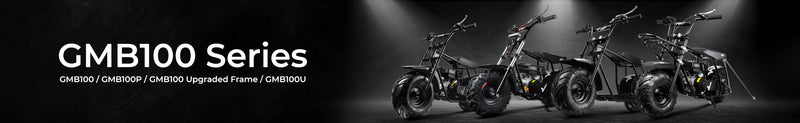 FRP GMB100 Series | 99cc Gas Mini Bikes – GMB100, GMB100P, GMB100U ...