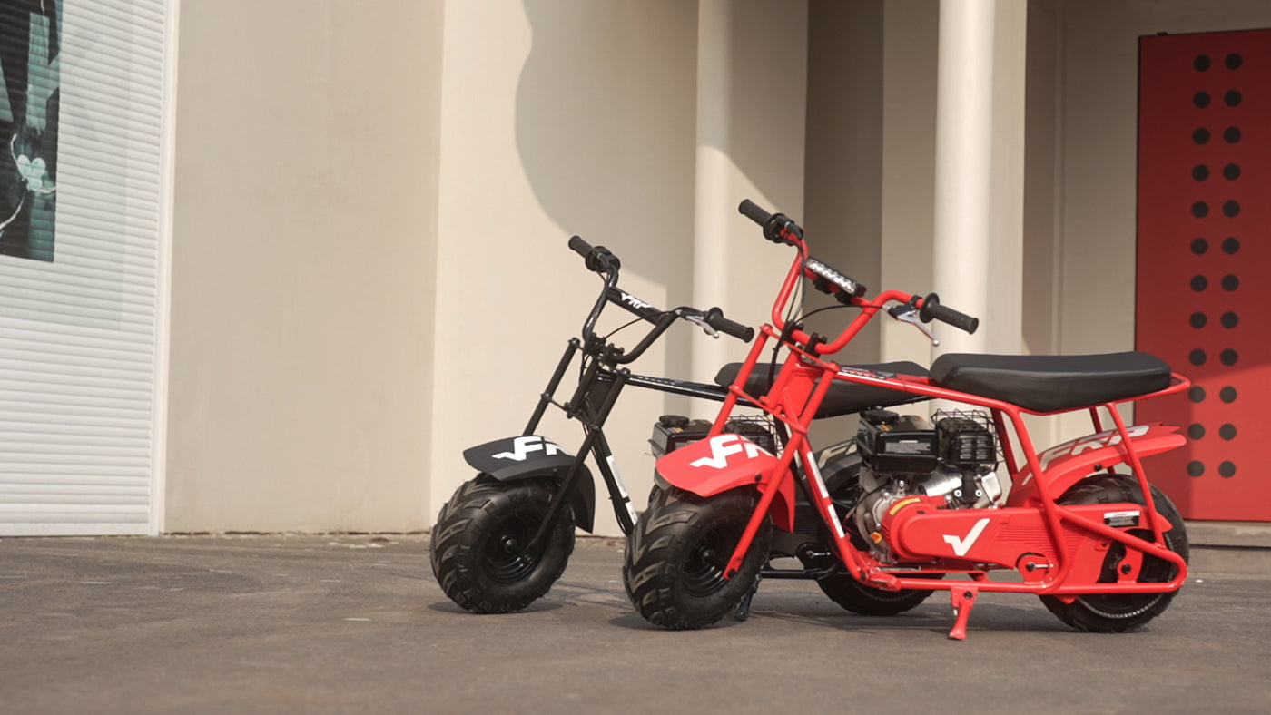 FRP Gas Powered 99CC 4-stroke Mini Bike GMB100 – FRP Official Site