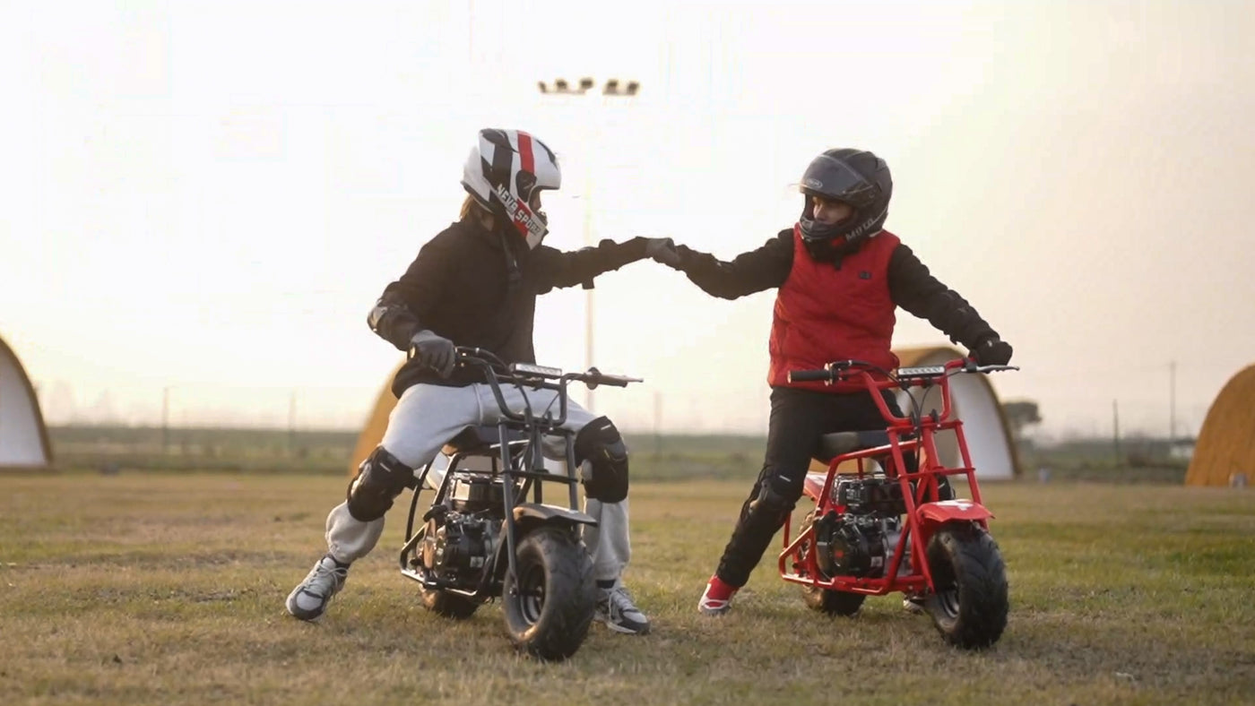 FRP Gas Powered 99CC 4-stroke Mini Bike GMB100 – FRP Official Site