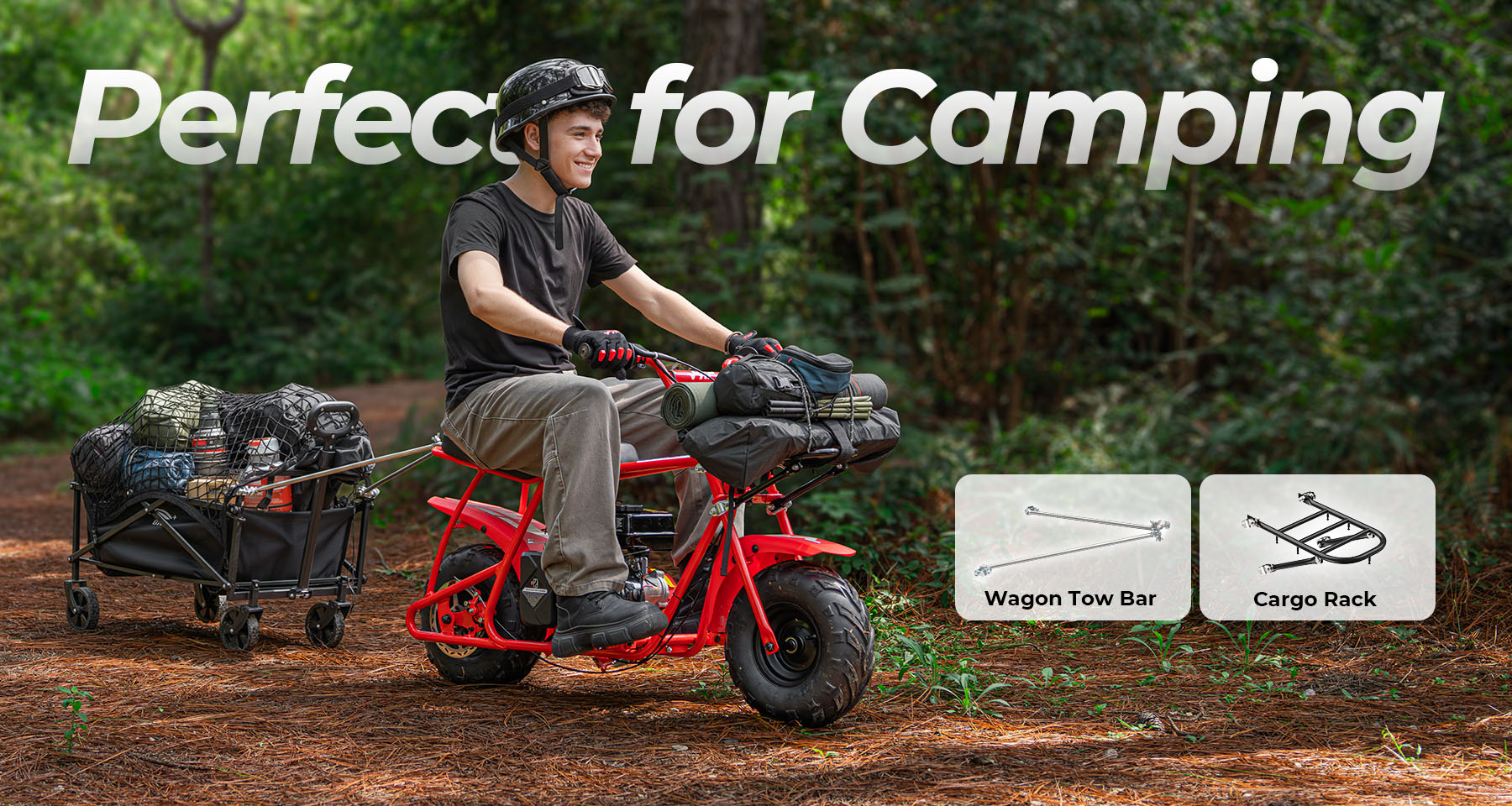 FRP Gas Powered 99CC 4-stroke Mini Bike GMB100U – FRP Official Site