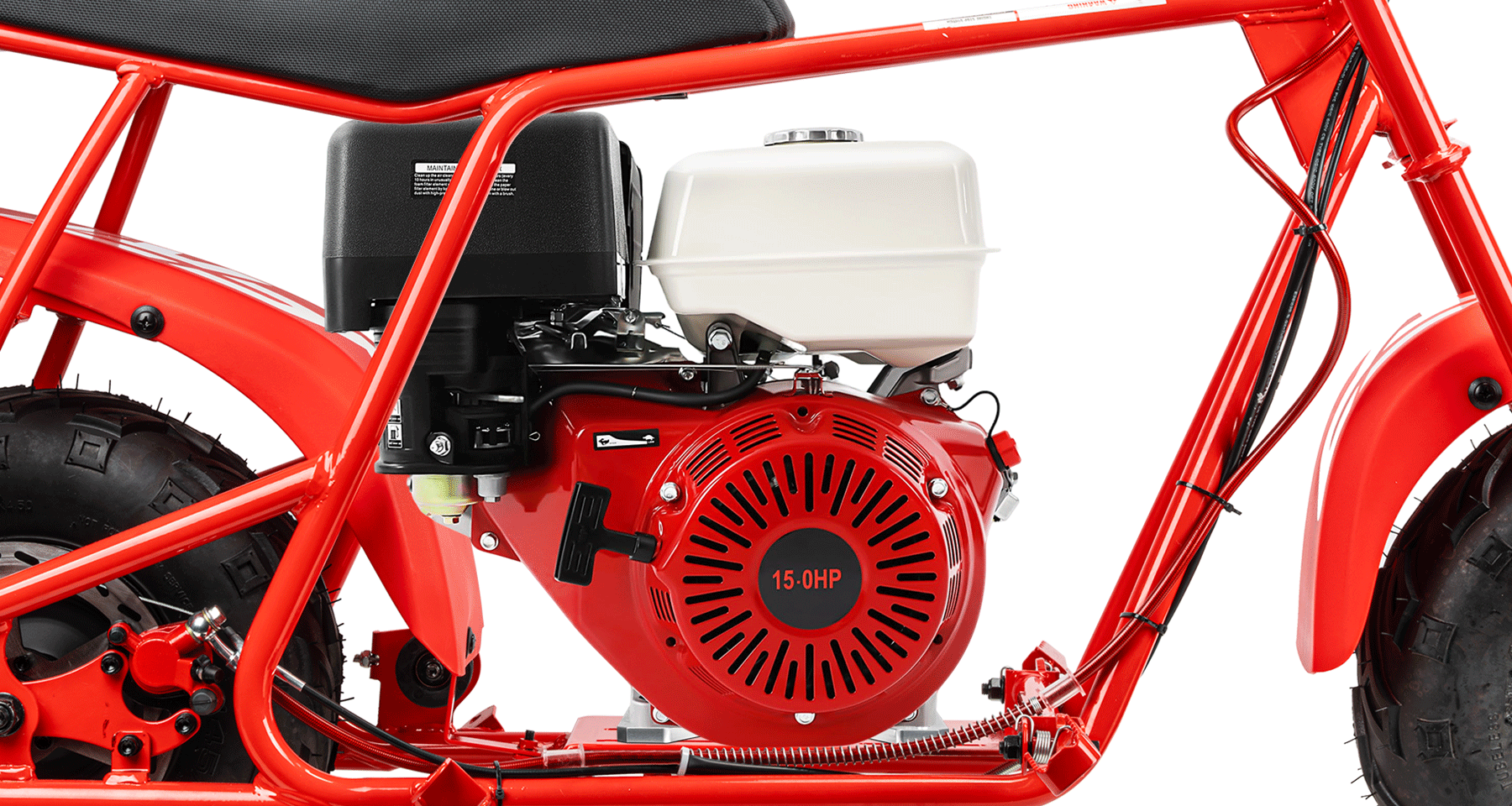 GMB100 Mini Bike Upgraded Frame – FRP Official Site