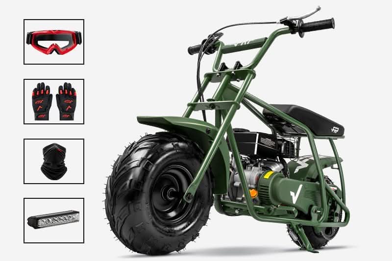 FRP Gas Powered 99CC 4-stroke Mini Bike GMB100 – FRP Official Site