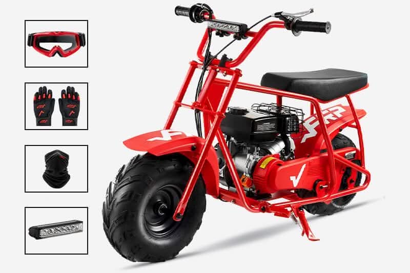 FRP Gas Powered 99CC 4-stroke Mini Bike GMB100 – FRP Official Site